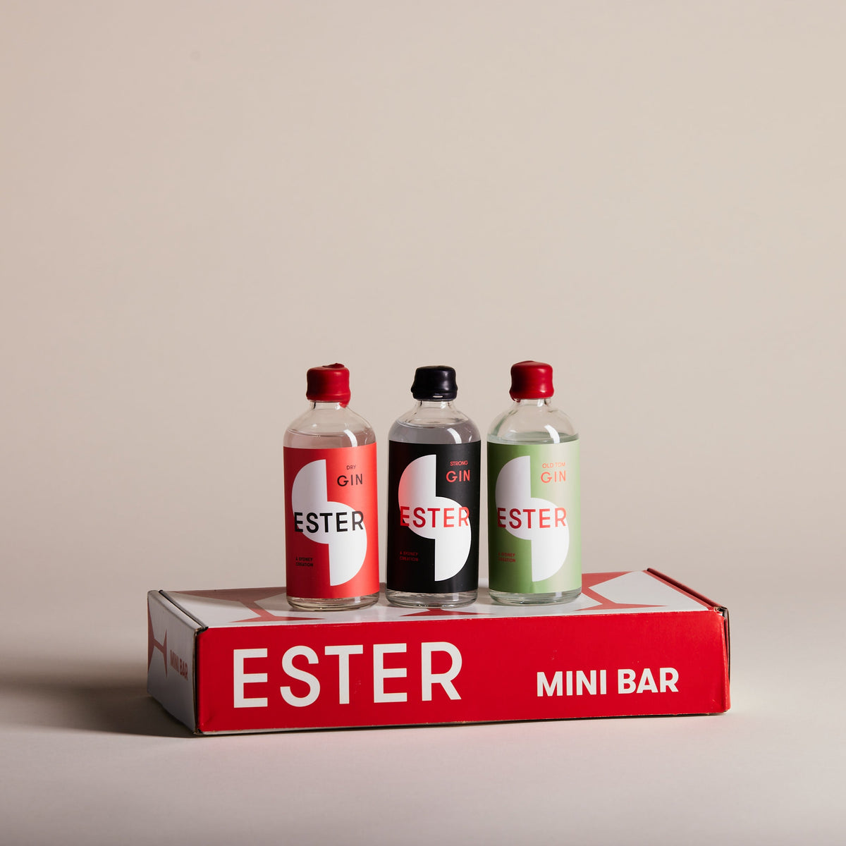 Ester Mini Bar Core Range Set Ester Spirits