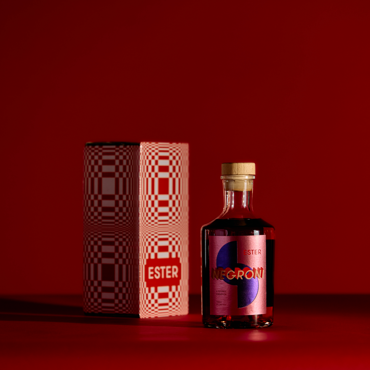 Ester Spirits - Negroni 25.5% ABV - Bottled Cocktail (700ml)