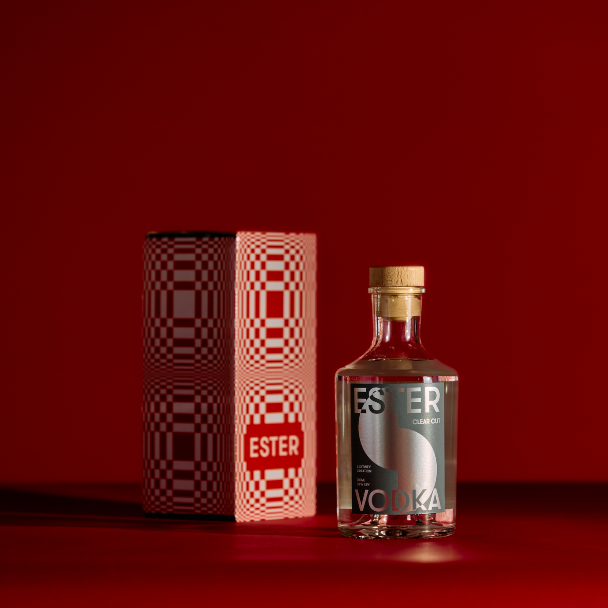 Ester Spirits - Clear Cut Vodka 38% ABV - Vodka (700ml)